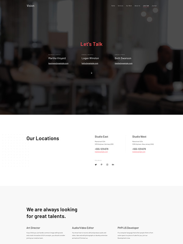 Vision Theme for YOOtheme Pro - YOOtheme