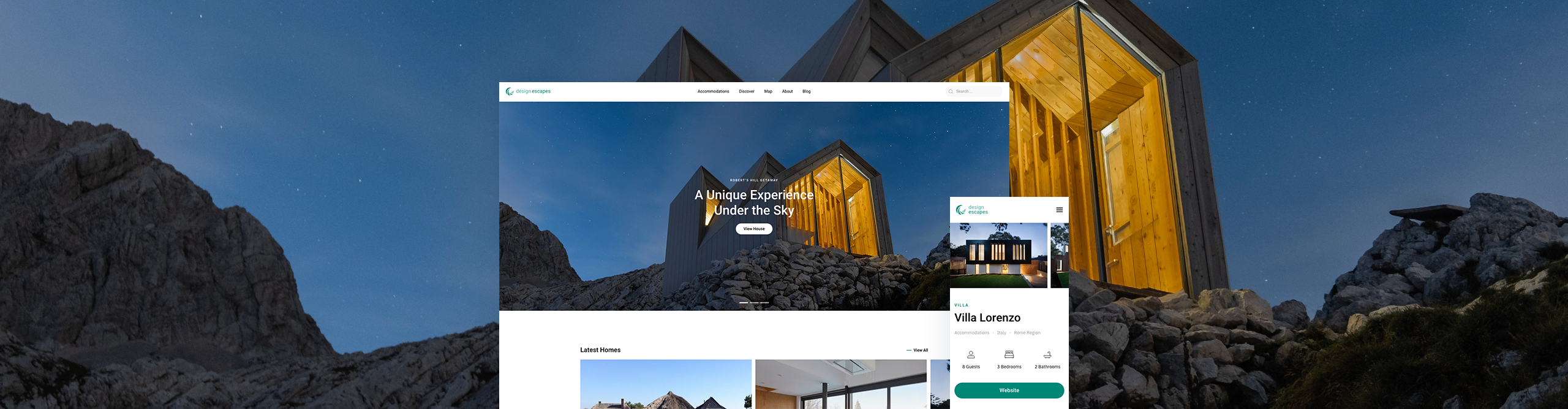 Design Escapes – A Vacation Rental Theme for WordPress and Joomla - YOOtheme